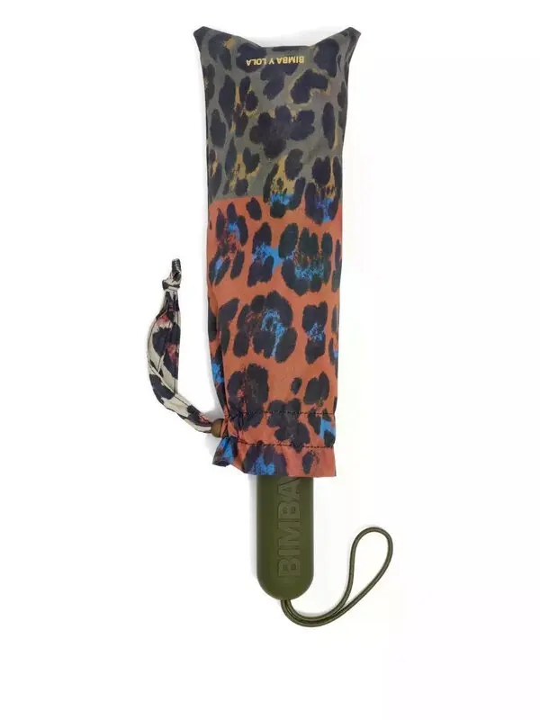 Bimba Y Lola Leopard-print Umbrella