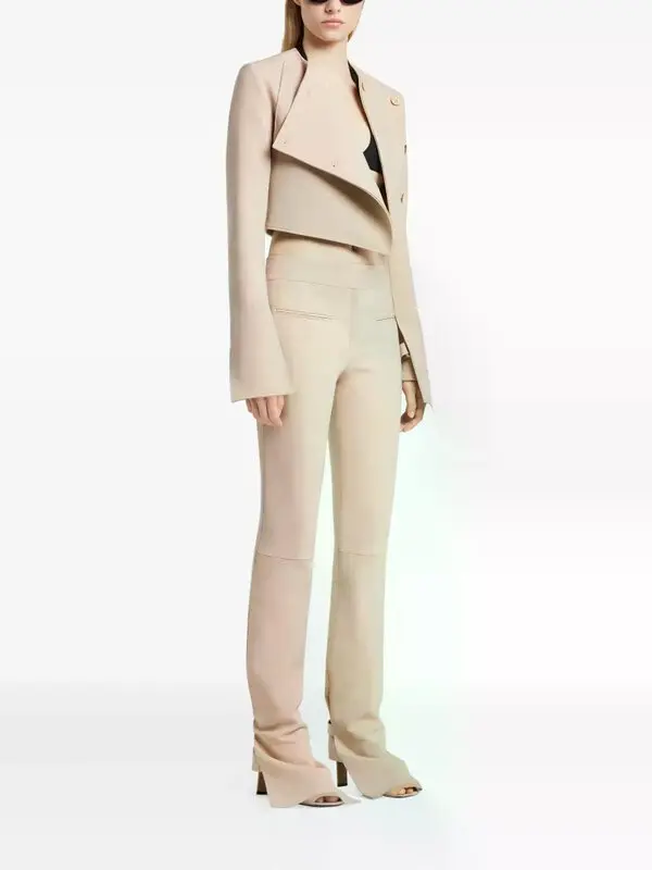 COURREGES Asymmetrical Button Jacket - Neutrals