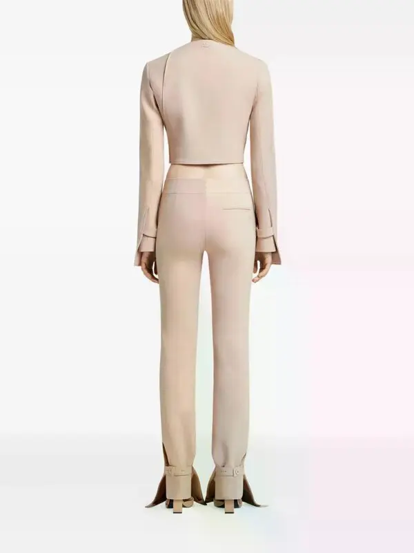 COURREGES Asymmetrical Button Jacket - Neutrals
