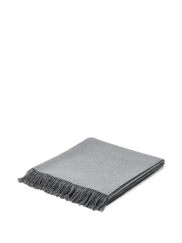 Brunello Cucinelli Double-faced Fringe Throw