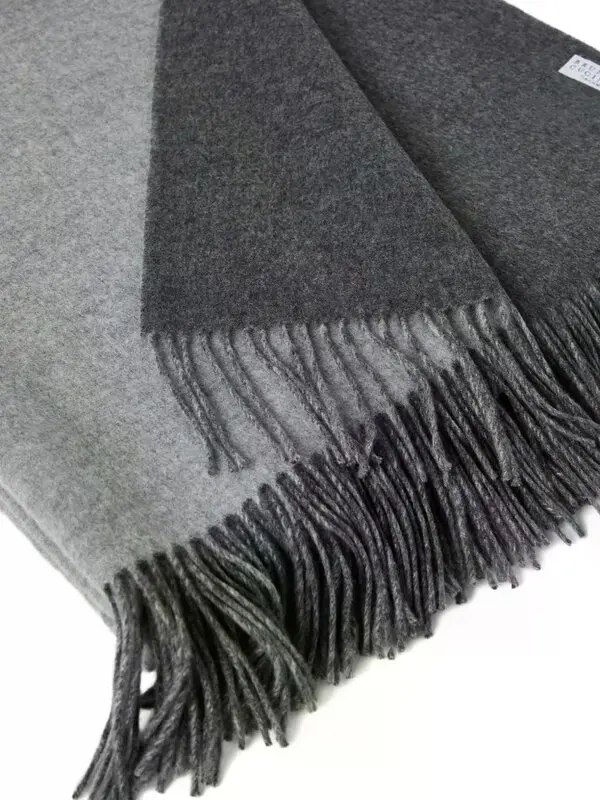 Brunello Cucinelli Double-faced Fringe Throw