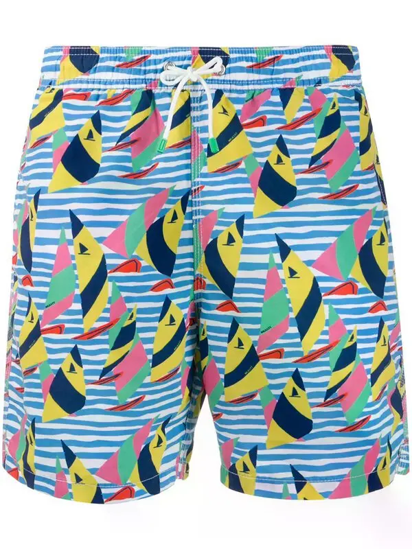 HACKETT Boat Race Swim Shorts - Blue