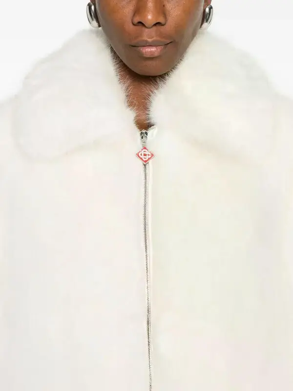 Casablanca Zip-up Faux-fur Jacket