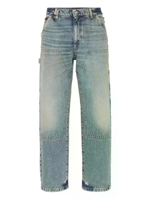 Philipp Plein Double-pocket Distressed Jeans