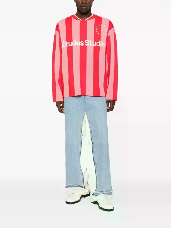 Études Studio Striped Long-sleeve Sweatshirt