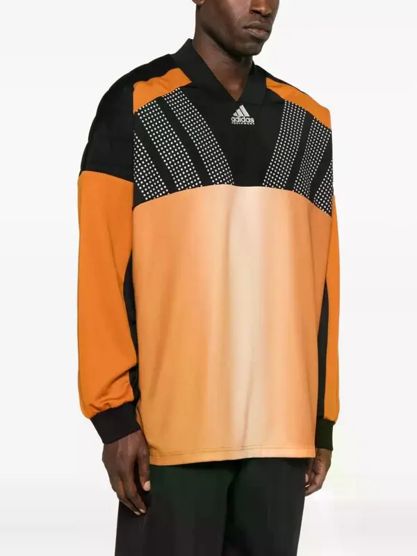 Adidas Paneled V-neck Sweatshirt