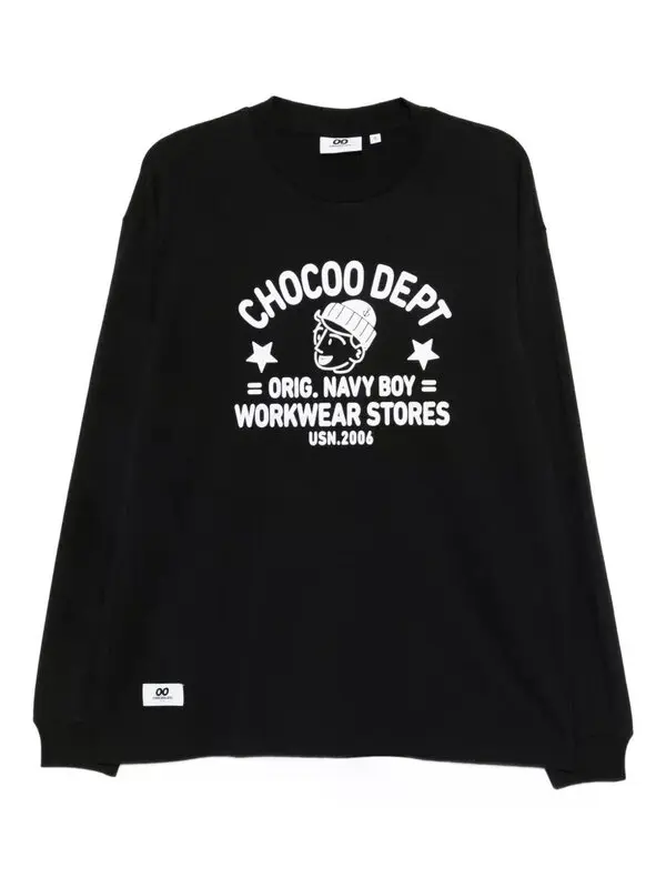 CHOCOOLATE Graphic-print T-shirt - Black