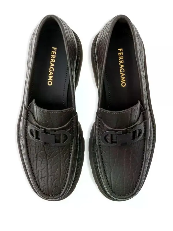 FERRAGAMO Leather Loafers