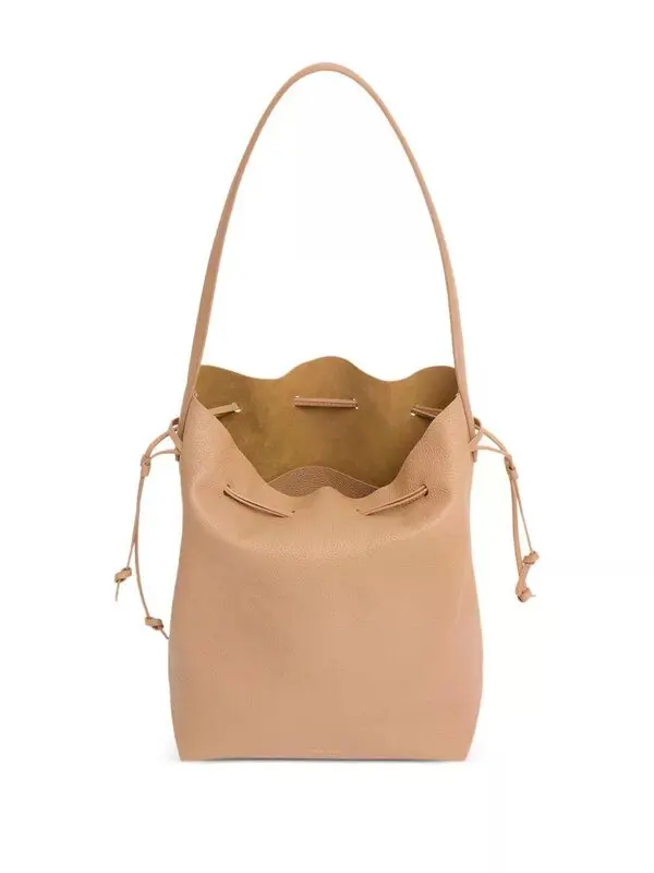 MANSUR GAVRIEL Cabas Drawstring Bucket Bag - Neutrals