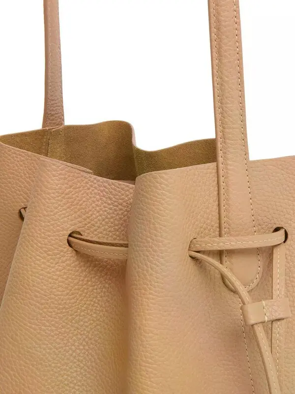MANSUR GAVRIEL Cabas Drawstring Bucket Bag - Neutrals