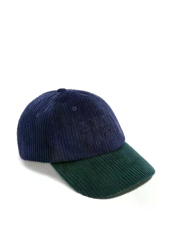 Bimba Y Lola Corduroy Baseball Cap - Blue