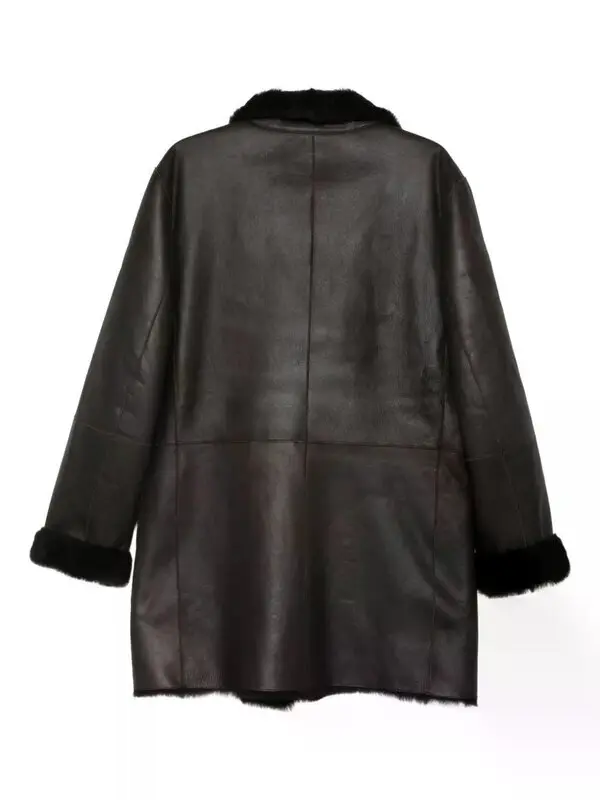 Giorgio Armani Double-breasted Shearling Coat