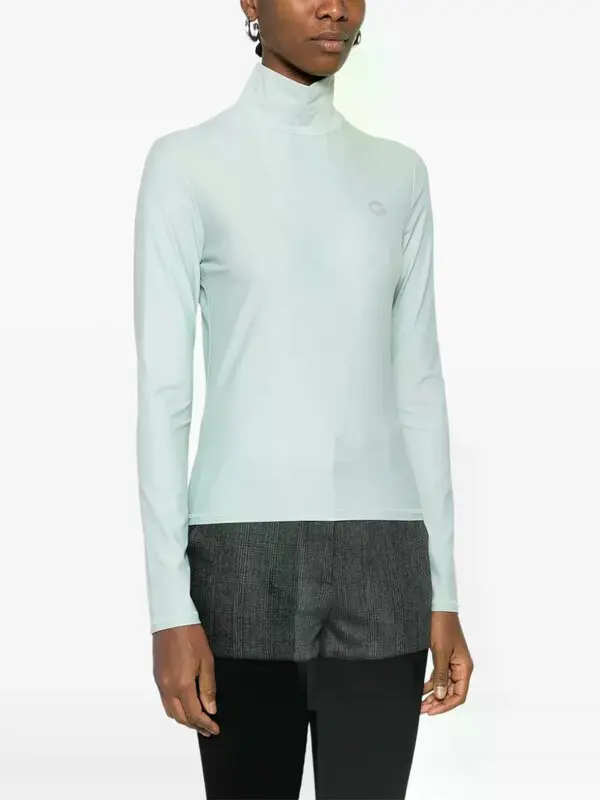 Coperni High-neck Long-sleeved Top - Green