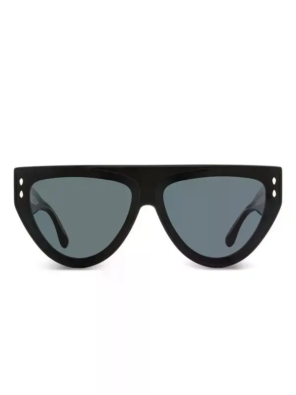 Isabel Marant Geometric-frame Sunglasses - Black