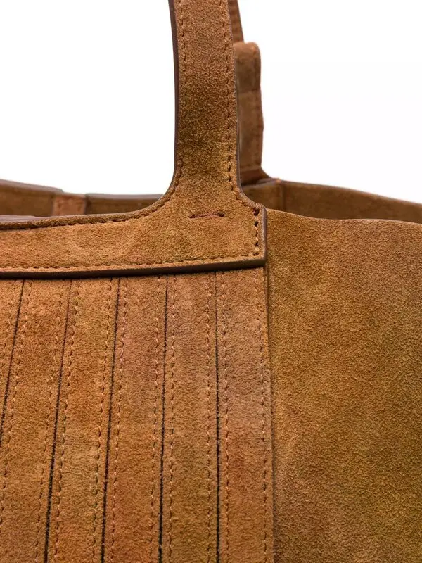 GOLDEN GOOSE Suede Tote Bag - Brown