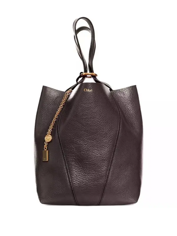 Chloé Spin Tote Bag - Brown