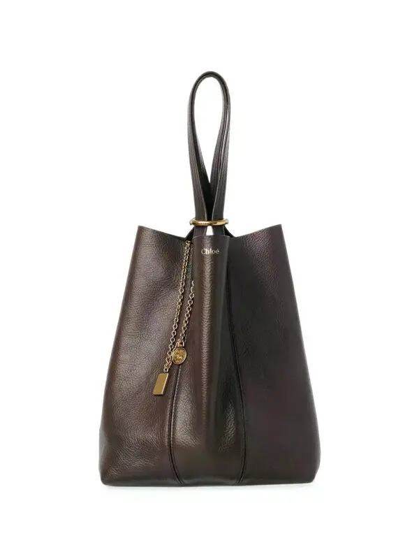 Chloé Spin Tote Bag - Brown