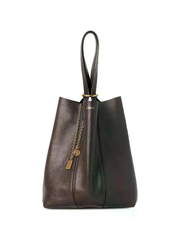 Chloé Spin Tote Bag - Brown