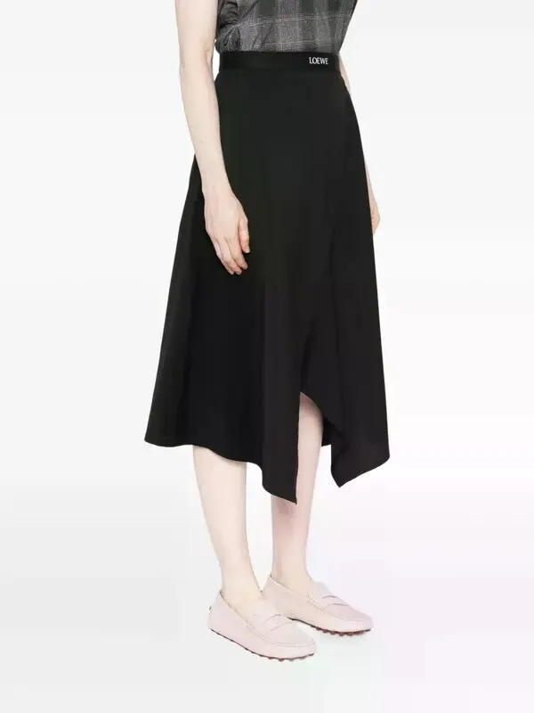 Loewe Asymmetric Midi Skirt
