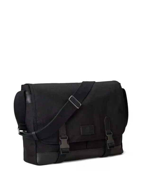 Polo Ralph Lauren Leather-trimmed Messenger Bag