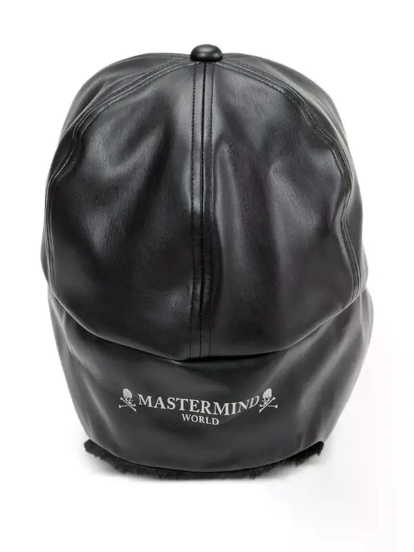 MASTERMIND WORLD Faux Fur Leather Cap