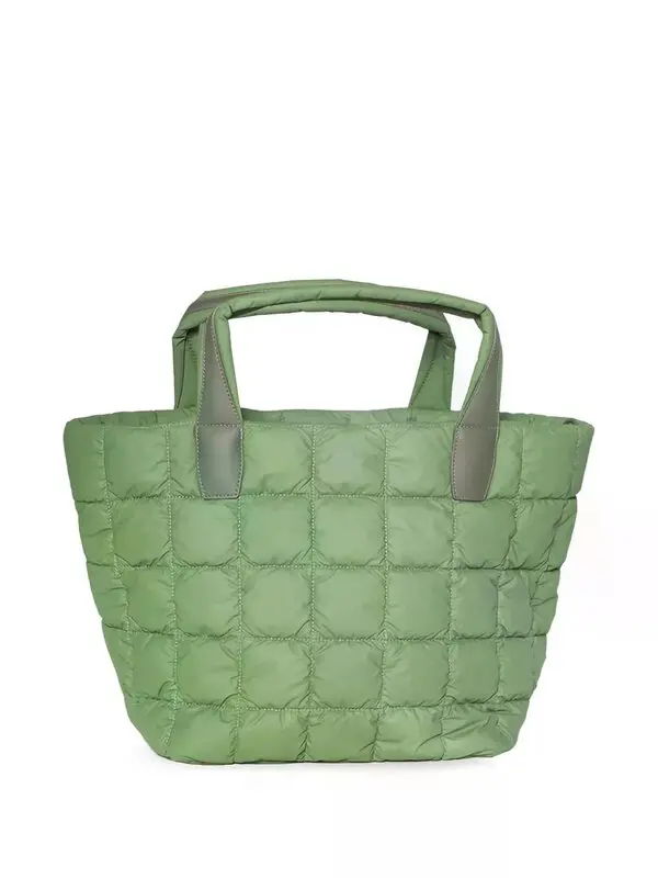 VEECOLLECTIVE Quilted Top-handle Tote Bag - Green