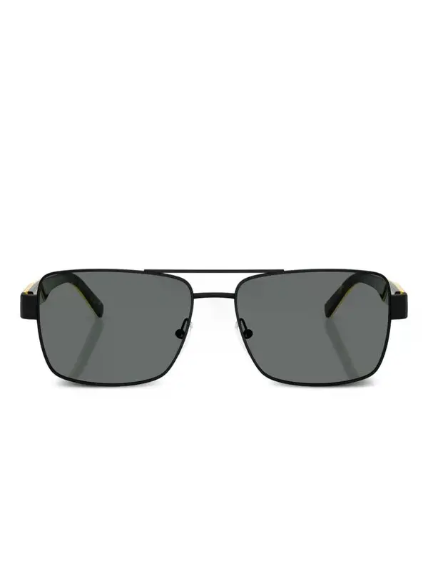 SCUDERIA FERRARI Rectangle-frame Sunglasses - Black