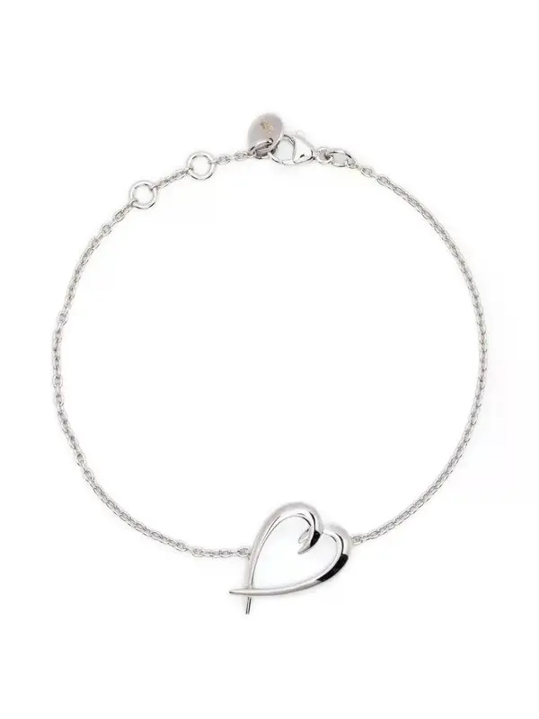 SHAUN LEANE Hooked Heart Bracelet - Silver