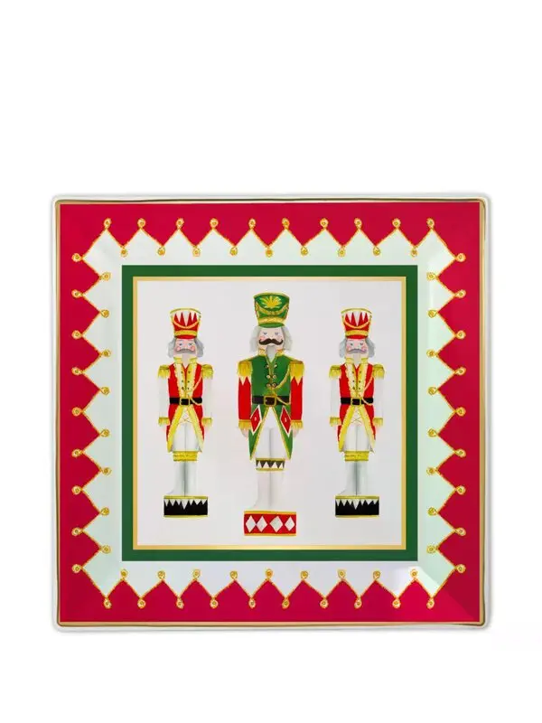 BACI MILANO Nutcracker-pattern Square Tray