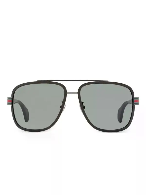 Gucci Pilot-frame Sunglasses - Black