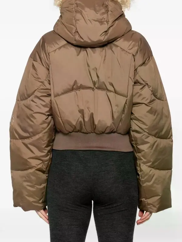 Adidas By Stella McCartney Hooded Quilted Jacket