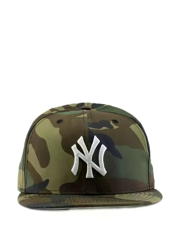 New Era Camouflage-pattern Baseball Cap - Green