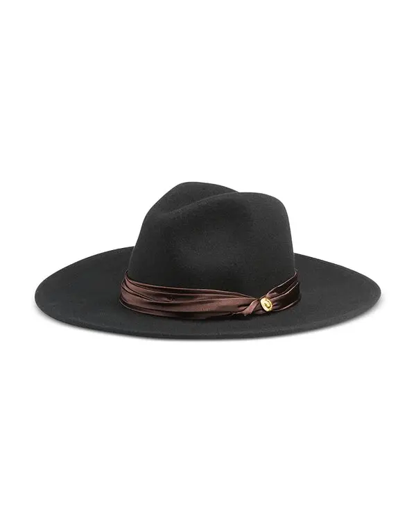 Rag & Bone Clara Wool Fedora - Black