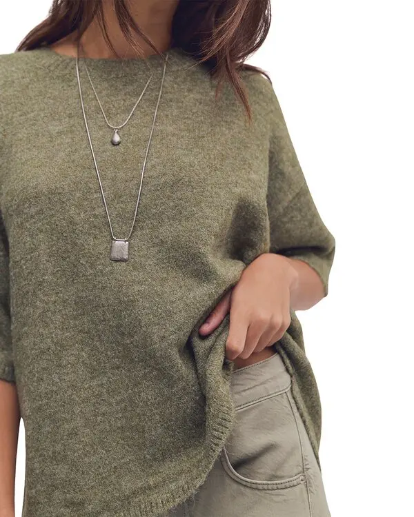 Free People Margot Sweater Tee - Kalamata