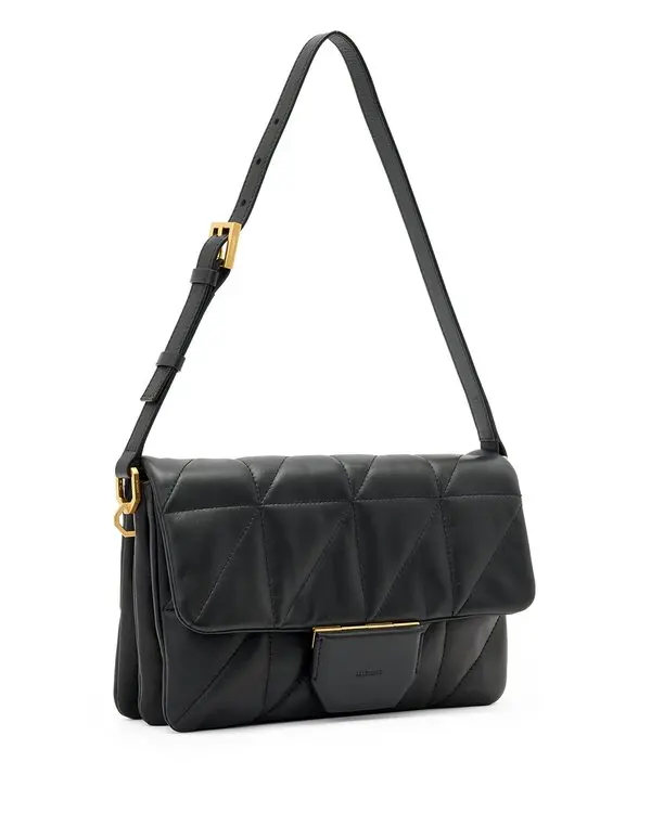 ALLSAINTS Ondine Quilted Leather Shoulder Bag