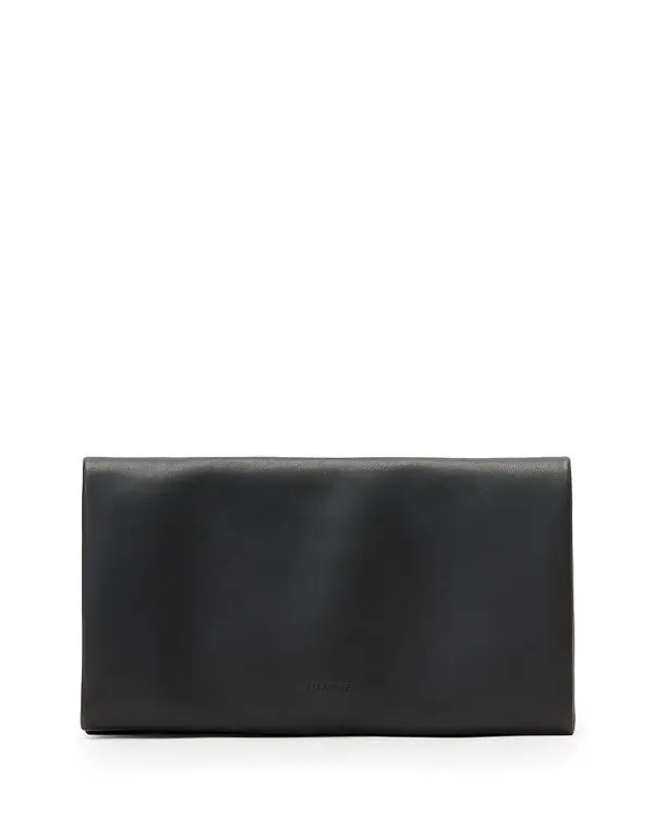ALLSAINTS Harluna Leather Clutch - Black