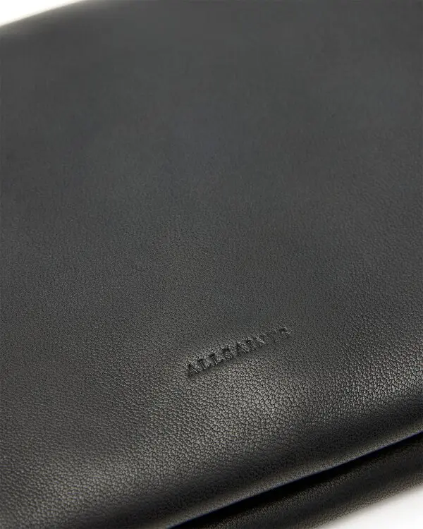 ALLSAINTS Harluna Leather Clutch - Black