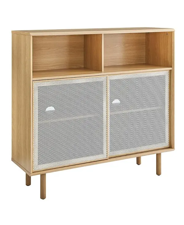 MODWAY Kurtis 47 Display Cabinet - Oak