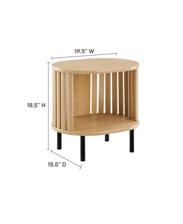 MODWAY Fortitude Side Table - Oak