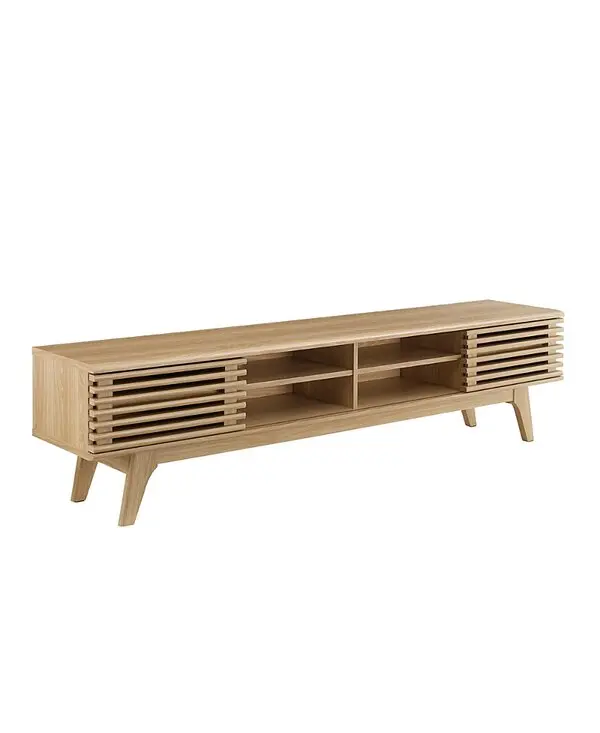 MODWAY Render 70 Entertainment Center Tv Stand - Oak
