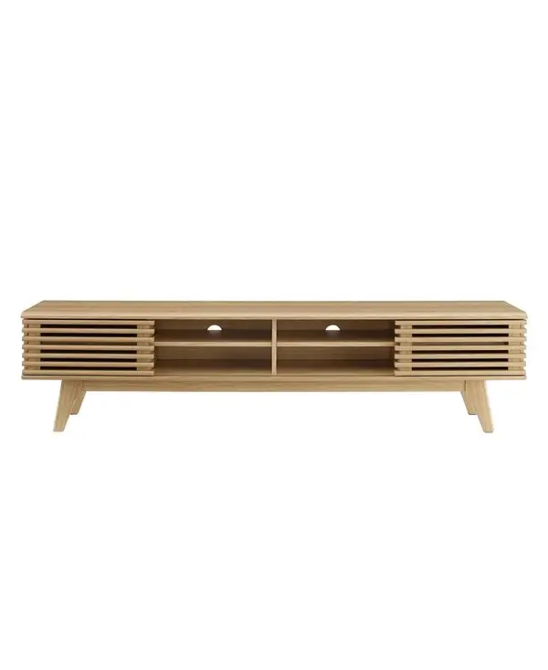 MODWAY Render 70 Entertainment Center Tv Stand - Oak