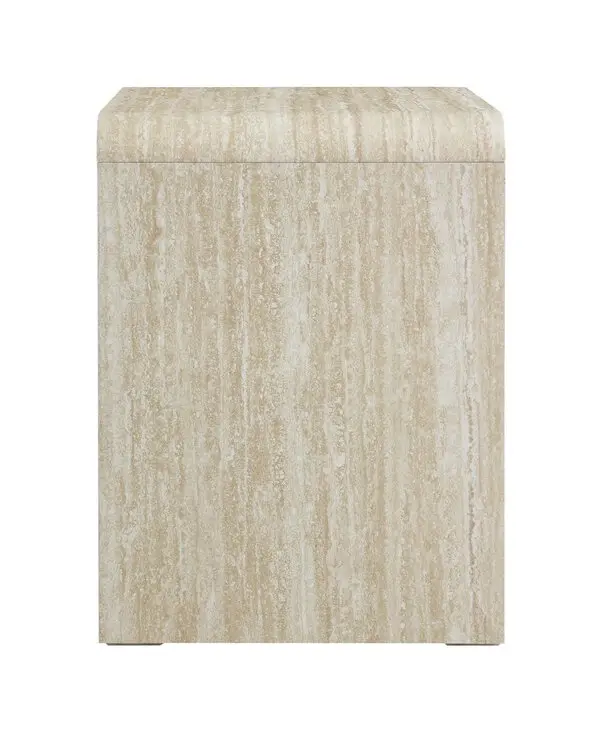 MODWAY Toscana 1-drawer Nightstand - Travertine