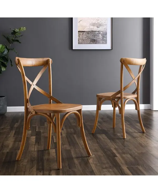 MODWAY Gear Dining Side Chair - Walnut