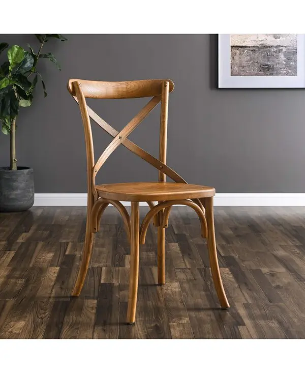 MODWAY Gear Dining Side Chair - Walnut