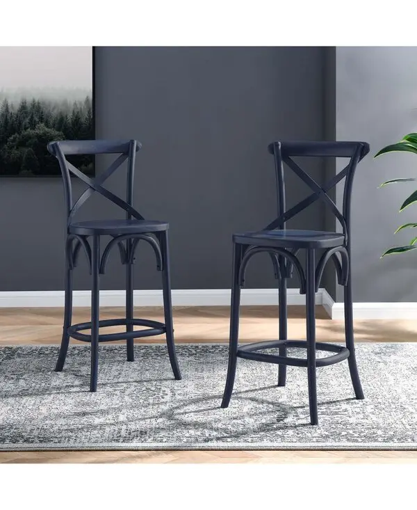 MODWAY Gear Counter Stool - Midnight Blue