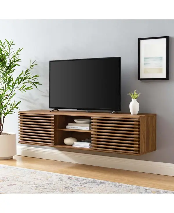 MODWAY Render 60 Wall-mount Media Console Tv Stand