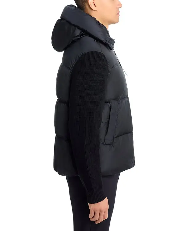 Canada Goose Hybridge Grove Knit Hoodie - Black | Editorialist