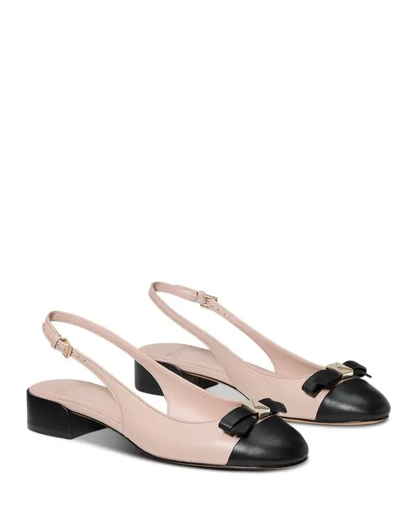 Kate Spade New York Deco Bow Pumps - Pale Vellu