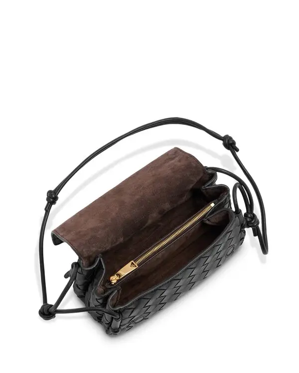Bottega Veneta Notturno Intrecciato Leather Pouch