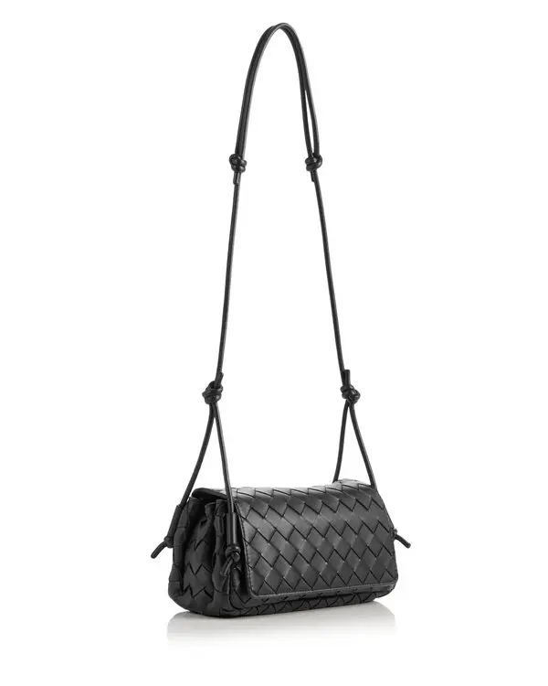 Bottega Veneta Notturno Intrecciato Leather Pouch